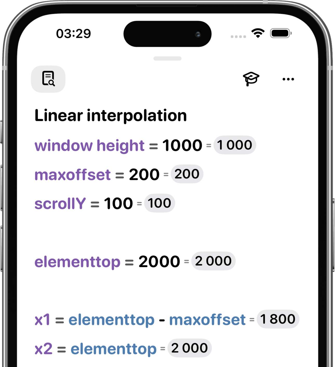 Calculo | An advanced calculator for everyday use
